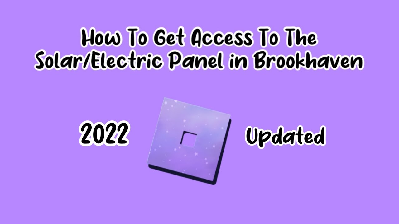 How To Get Access To The Brookhaven Control Panel (UPDATED) | Lexi ...