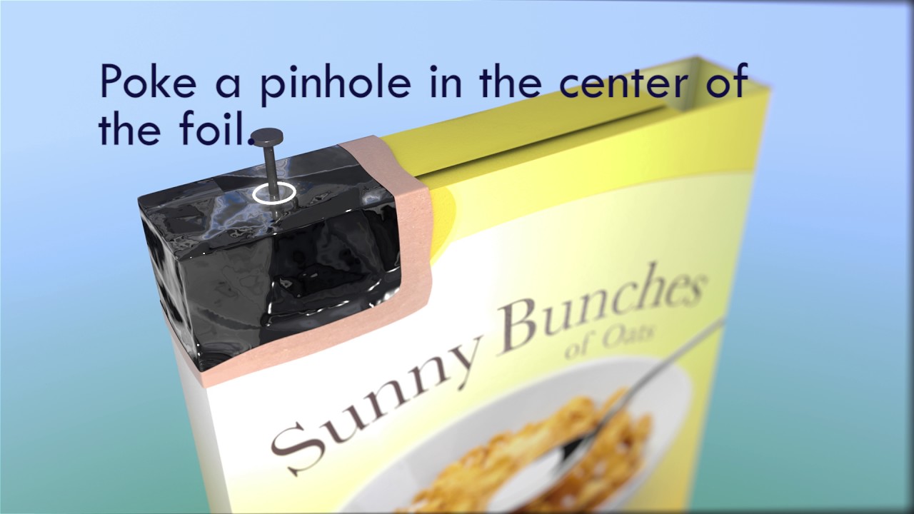 How to view the solar eclipse with a pinhole projector - YouTube