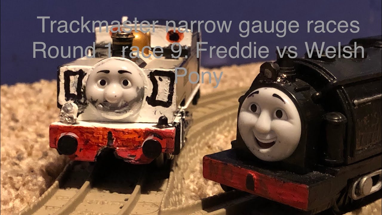 Trackmaster narrow gauge races round 1 race 9: Freddie vs Welsh Pony ...