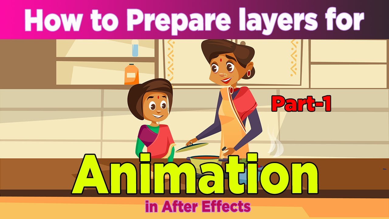 How to prepare Layers for Animation in - After Effects | Part -1| Mid ...