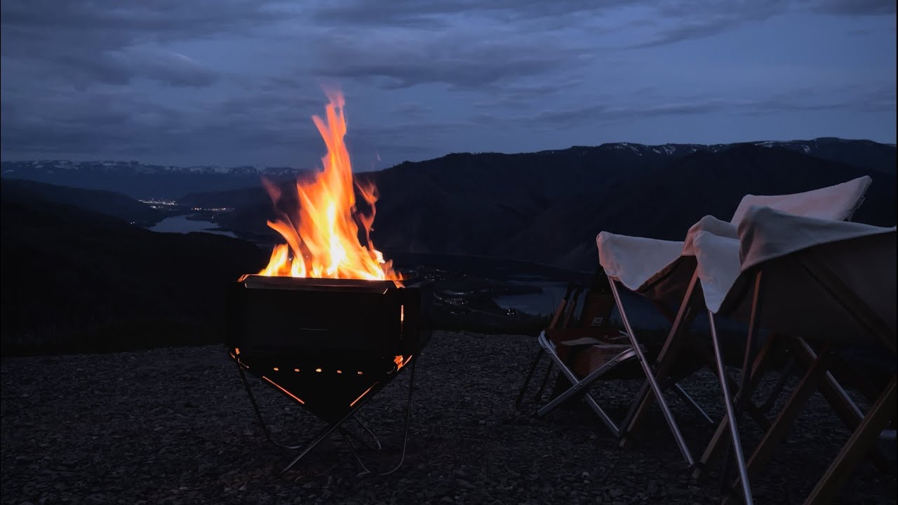 Snow Peak Takibi Fire & Grill + Accessories - YouTube