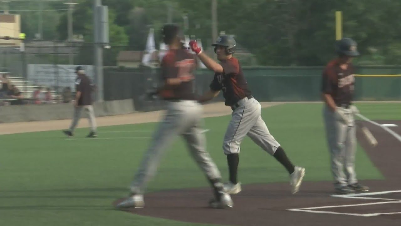Baseball: Hot Tots cooled off by Express - YouTube
