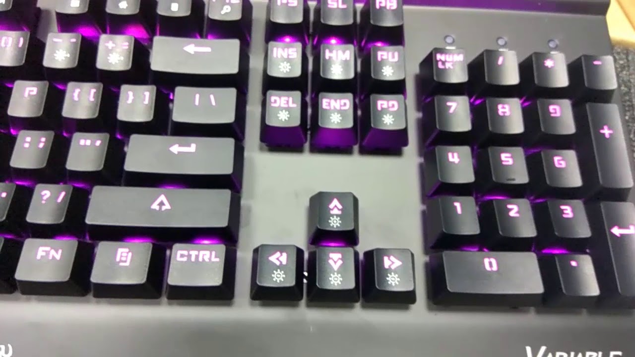 Foxxray RGB VARIABLE Blue switch Mechanical Gaming Keyboard unboxing ...