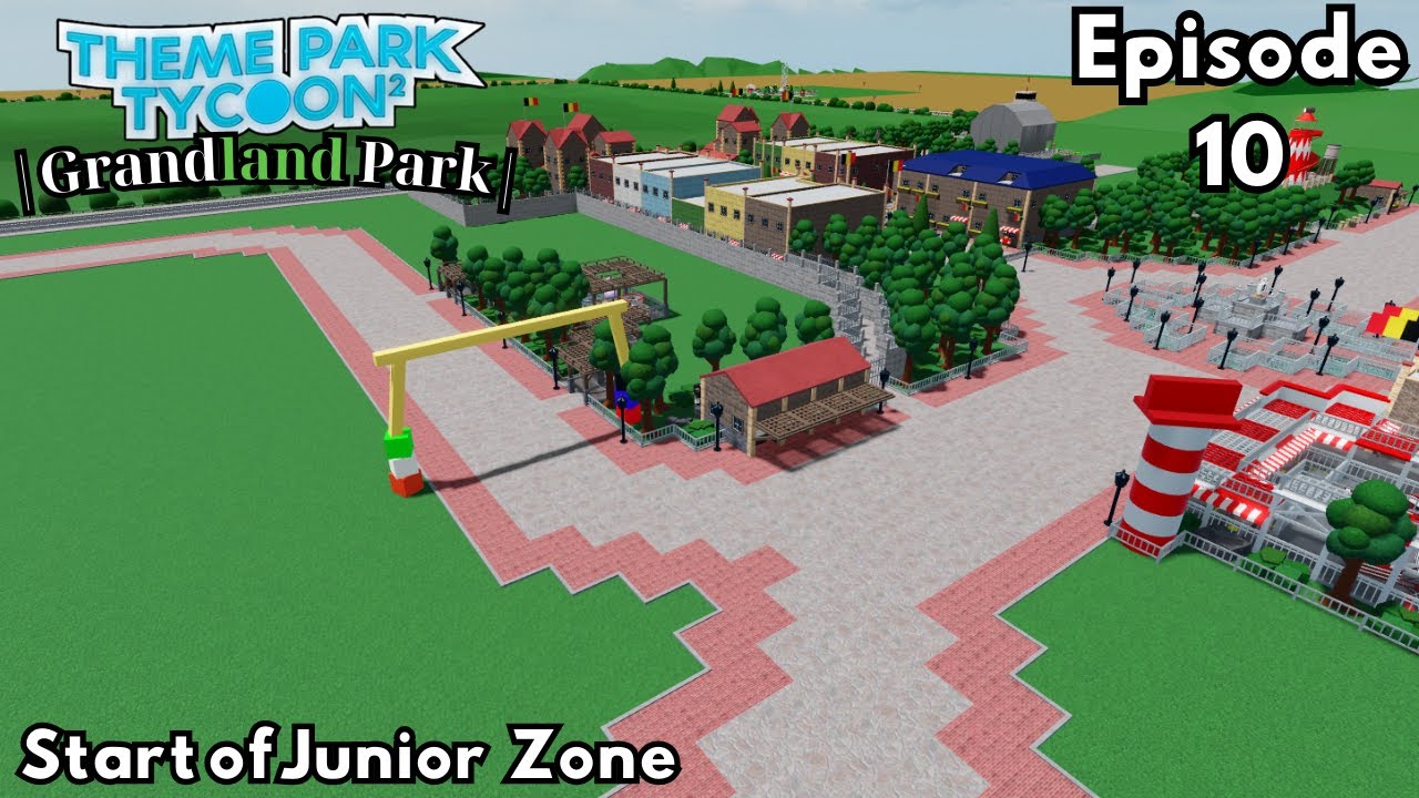 Start of Junior Zone - Grandland Park | Theme Park Tycoon 2 - Episode ...