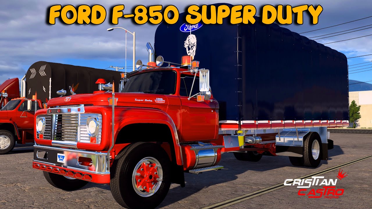 RUTA CON EL MEJOR CLASICO FORD F-850 SUPER DUTY BY CRISTIAN C DECING ...