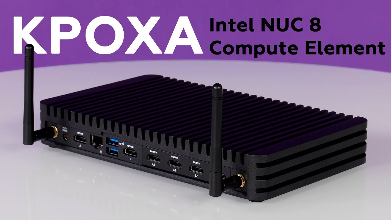 Мини-ПК Intel NUC 8 Compute Element - YouTube