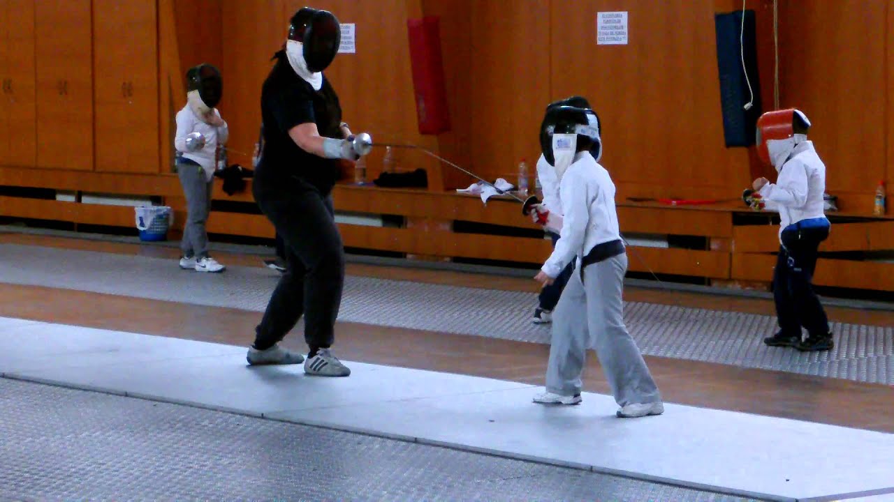 FENCING TRAINING 8 FOR CHILDREN - YouTube