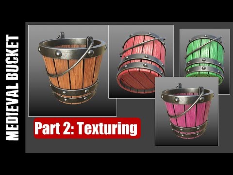 SUBSTANCE DESIGNER & SUBSTANCE PAINTER: MEDIEVAL BUCKET (PART 2 ...