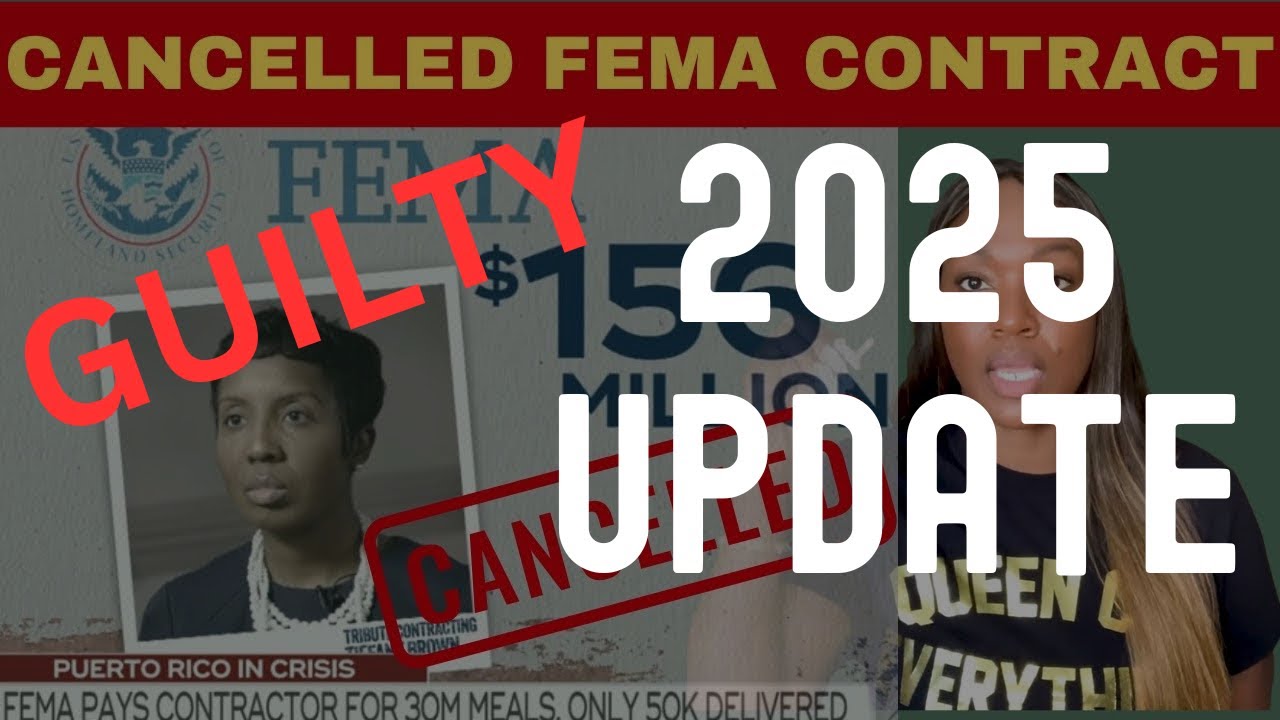 FOUND GUILTY!! Update To Botched FEMA Contract - YouTube