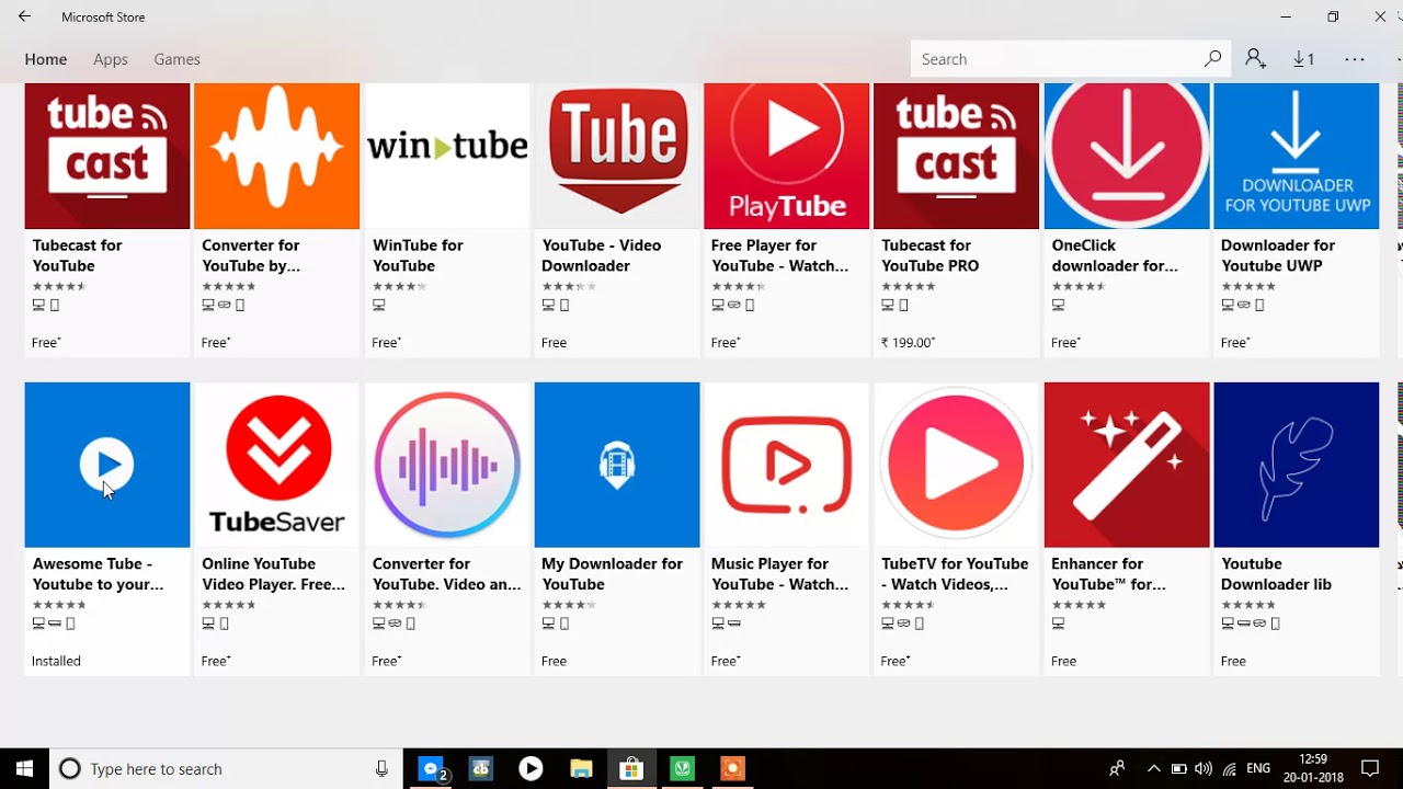 How to download apps from Microsoft store in Windows 10 - YouTube