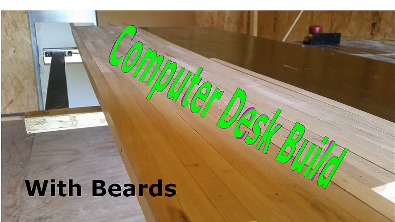 Mechanic builds a computer desk - YouTube