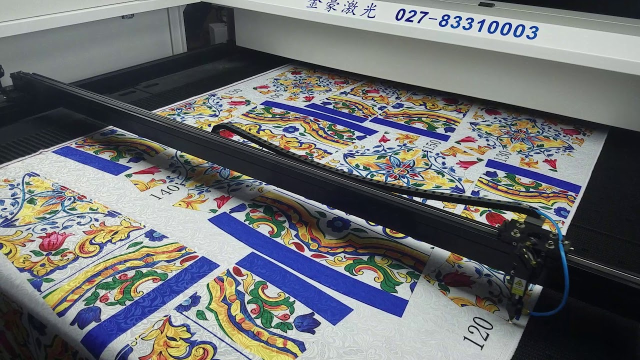 Vision System Laser Cutting Machine for Printing Fabric and Textile ...