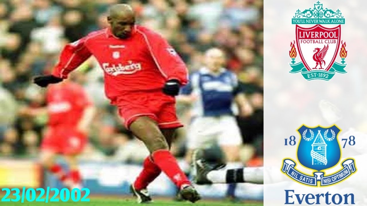 Liverpool vs Everton 23/02/2002- Premier League 2001/2002 - YouTube