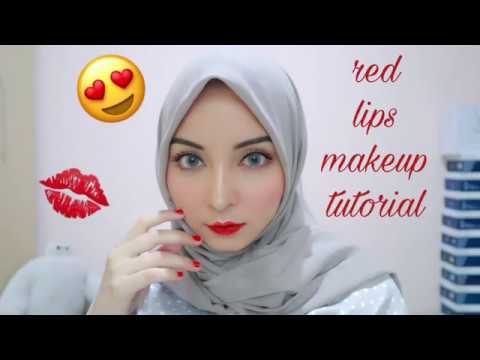 Red Lips Makeup Tutorial - YouTube