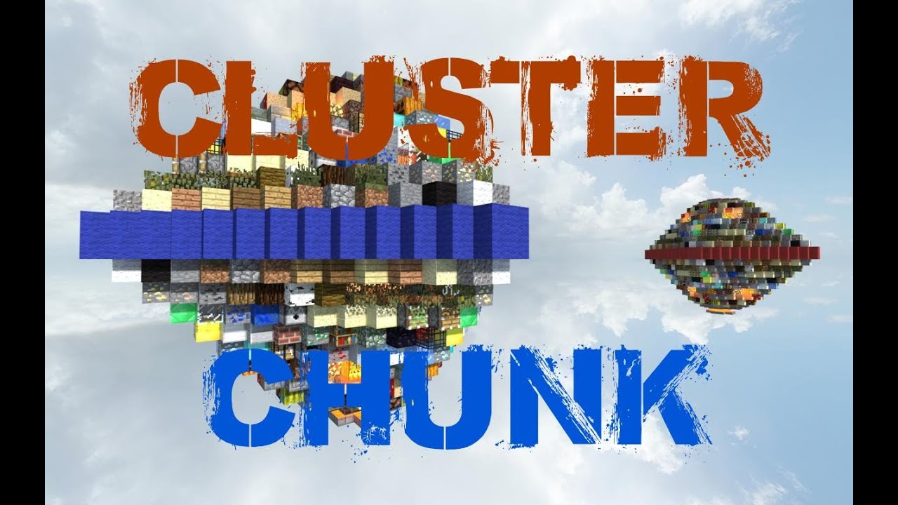 Minecraft: Mini Game - Cluster Chunk: BALLS DEEP - YouTube