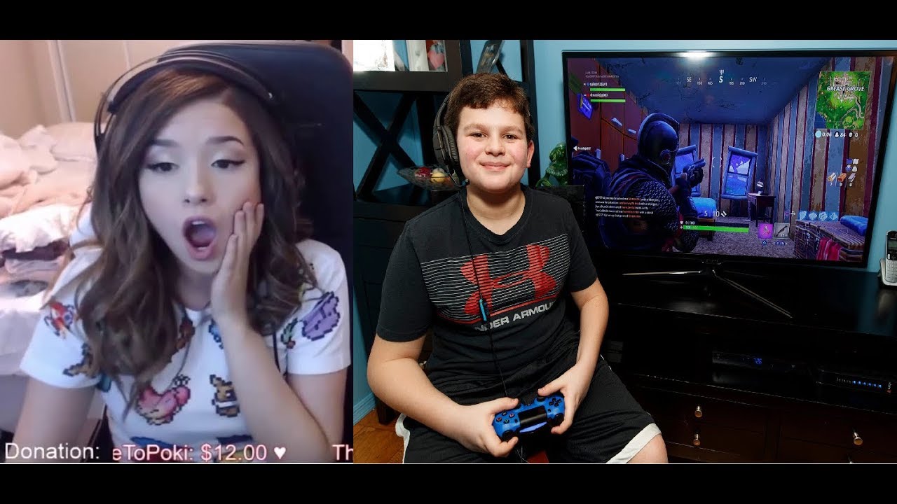 12 YEAR OLD KID (FORTNITE) APOLOGIZES TO POKIMANE - YouTube