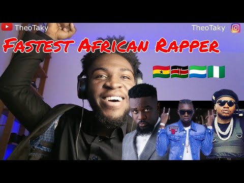 FASTEST RAPPER IN AFRICA (Sarkodie, Speedo DA Rapper, Kaligragh Jones ...