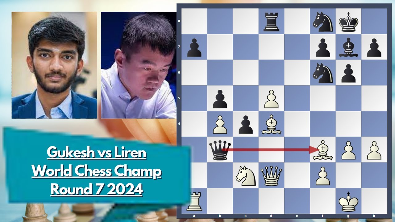 World Chess Championship || Gukesh vs Ding Liren || Round 7 || 2024 ...