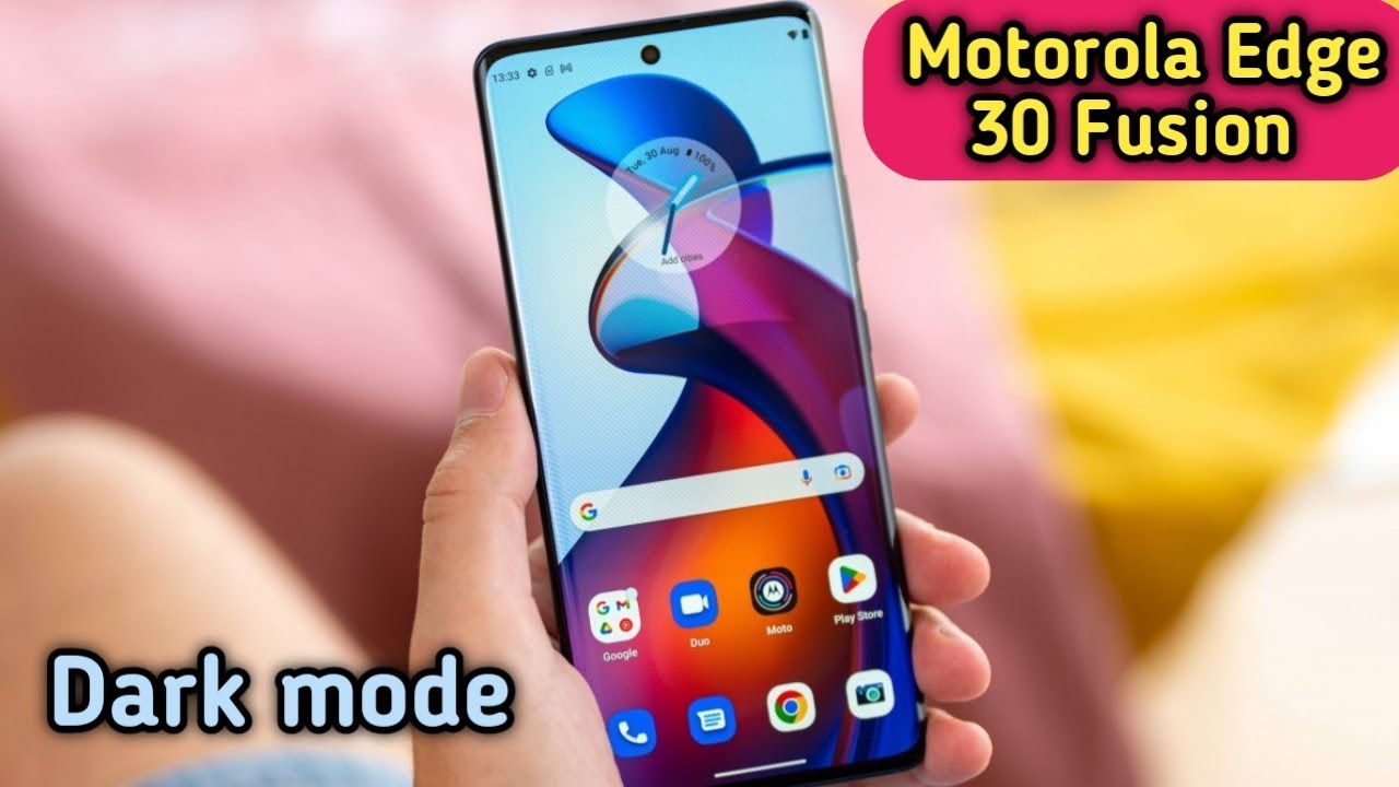 Dark Mode Enable In Motorola Edge 30 Fusion, Dark Mode Setting In ...