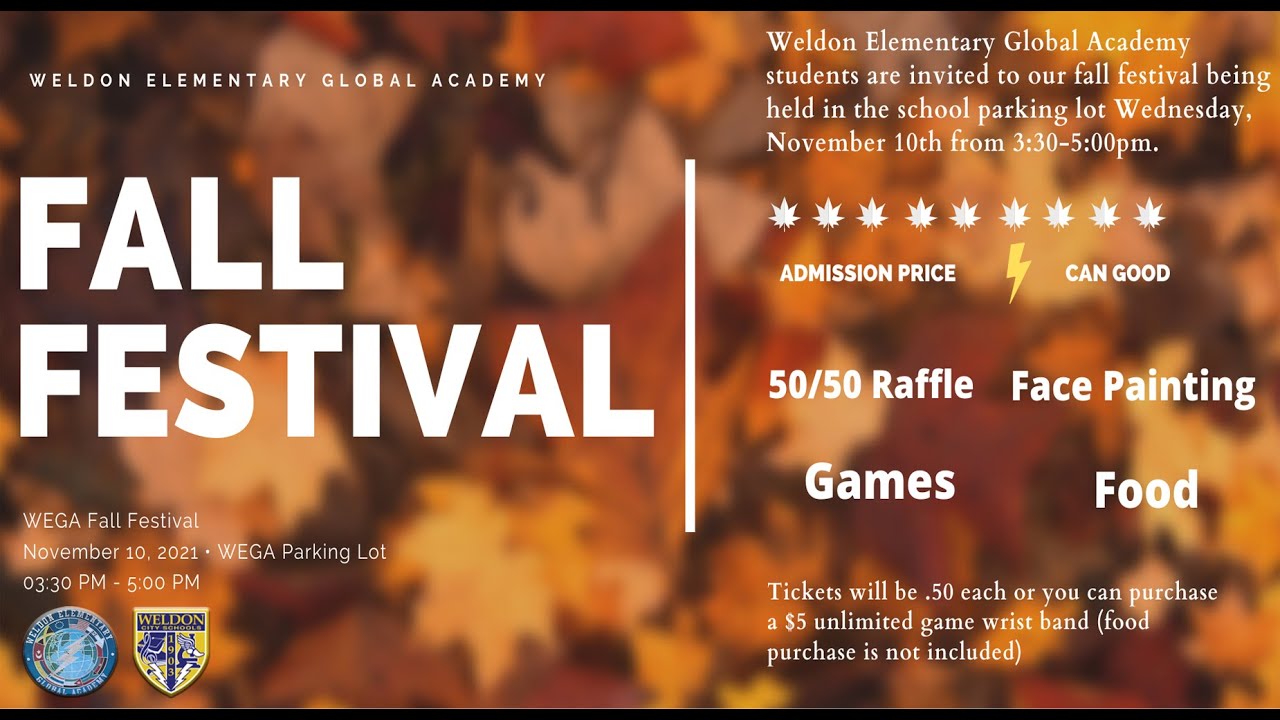 Weldon Elementary Global Academy Fall Festival - 2021 - YouTube