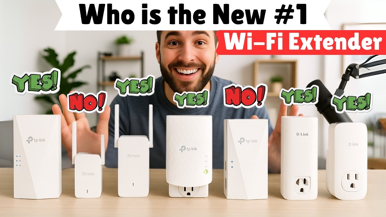 5 Best Wi-Fi Extenders 2025 – Tested & Reviewed! - YouTube