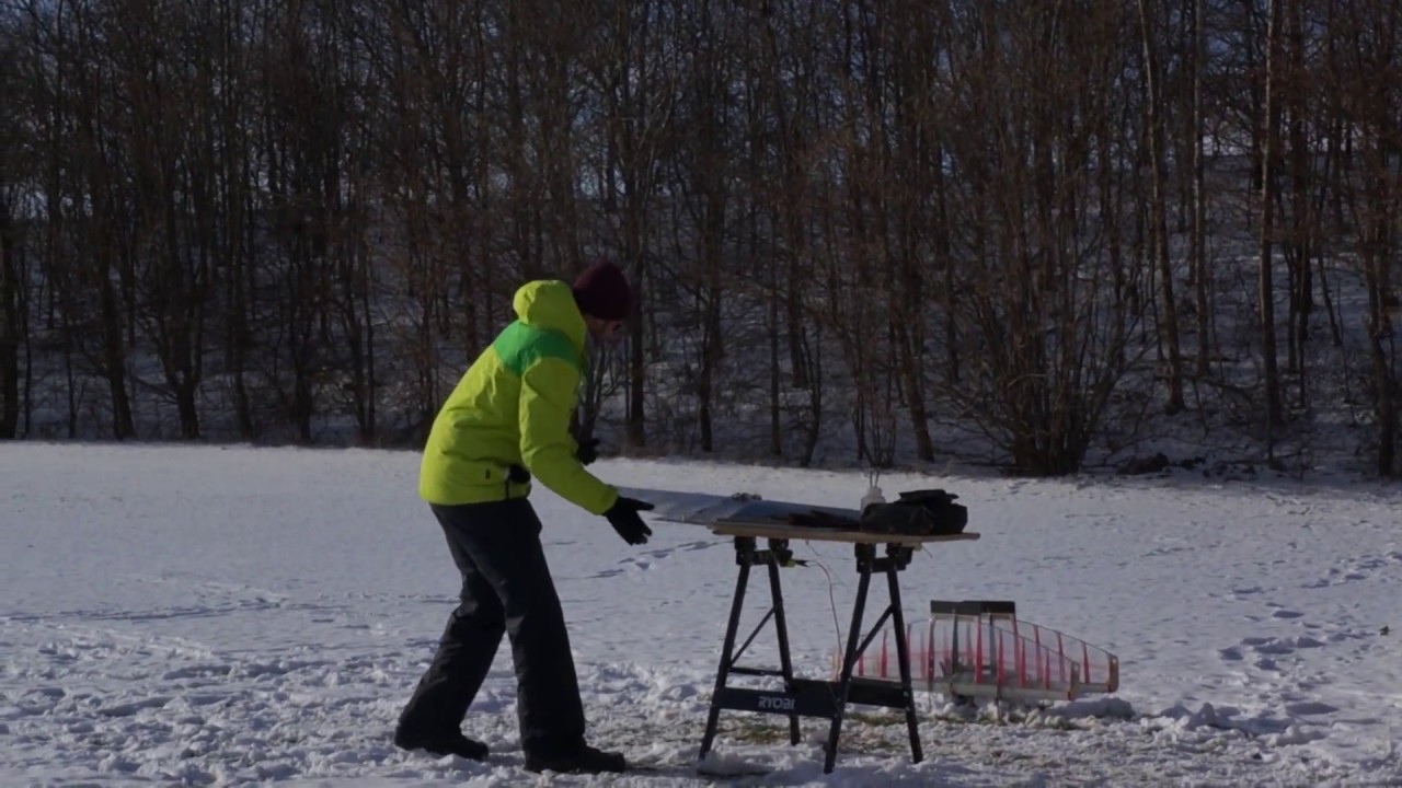 Control line combat self-launcher - YouTube