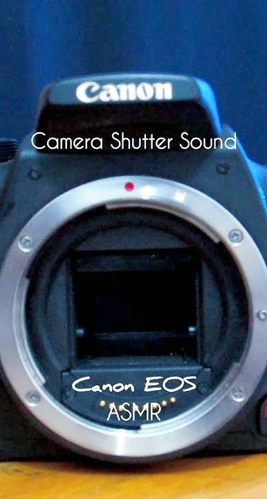 Camera Shutter Sound | ASMR | Canon EOS - YouTube
