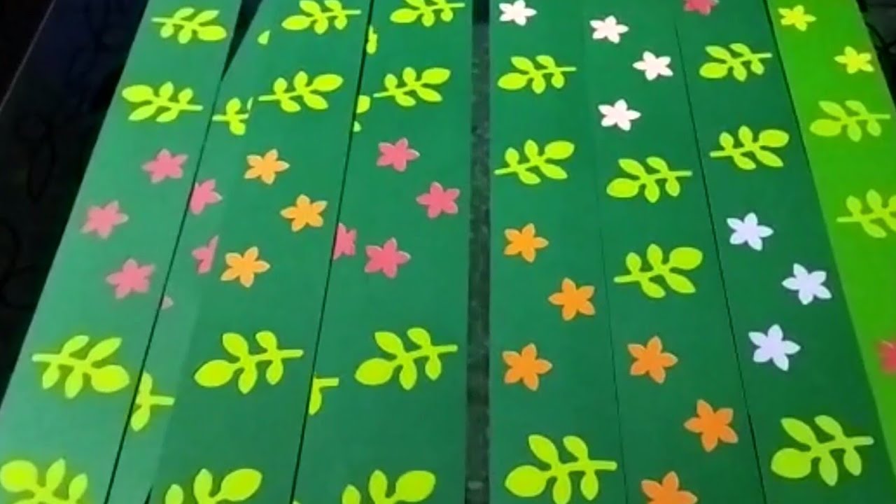 Beautiful border design/Bulletin board border ideas for school ...