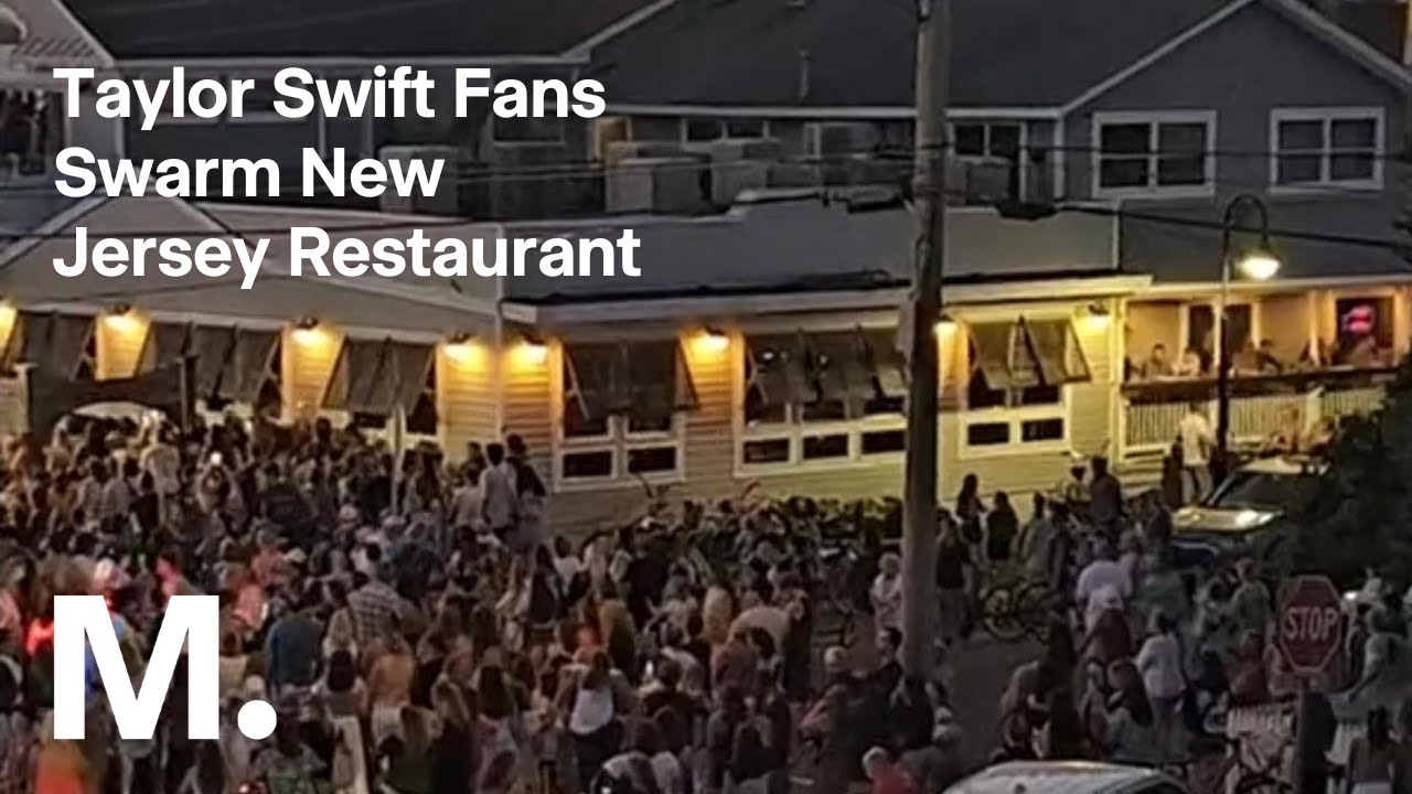Taylor Swift Fans Swarm Jack Antonoff's Wedding Rehearsal - YouTube