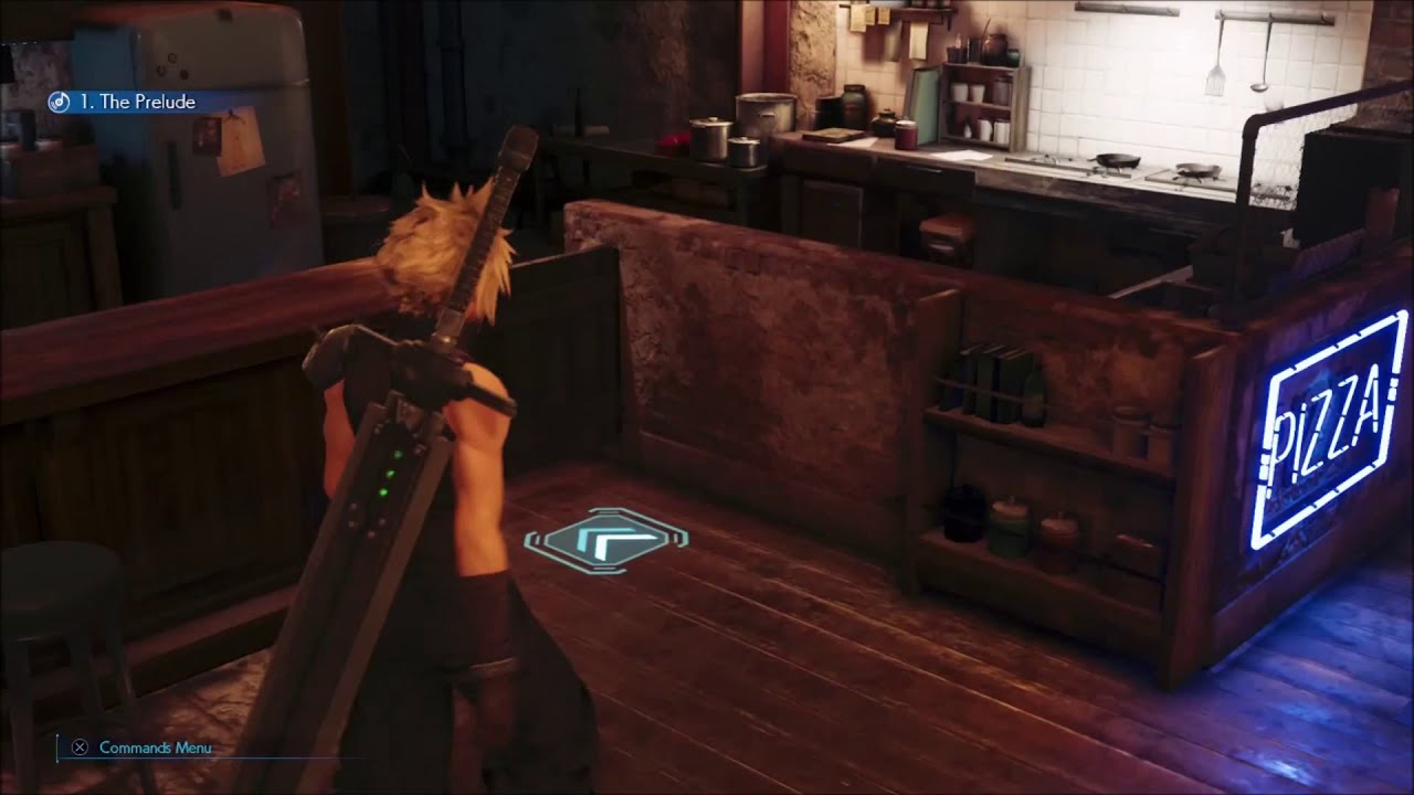 Final Fantasy VII Remake Explore Tifa Bar Wait At Counter for Tifa ...
