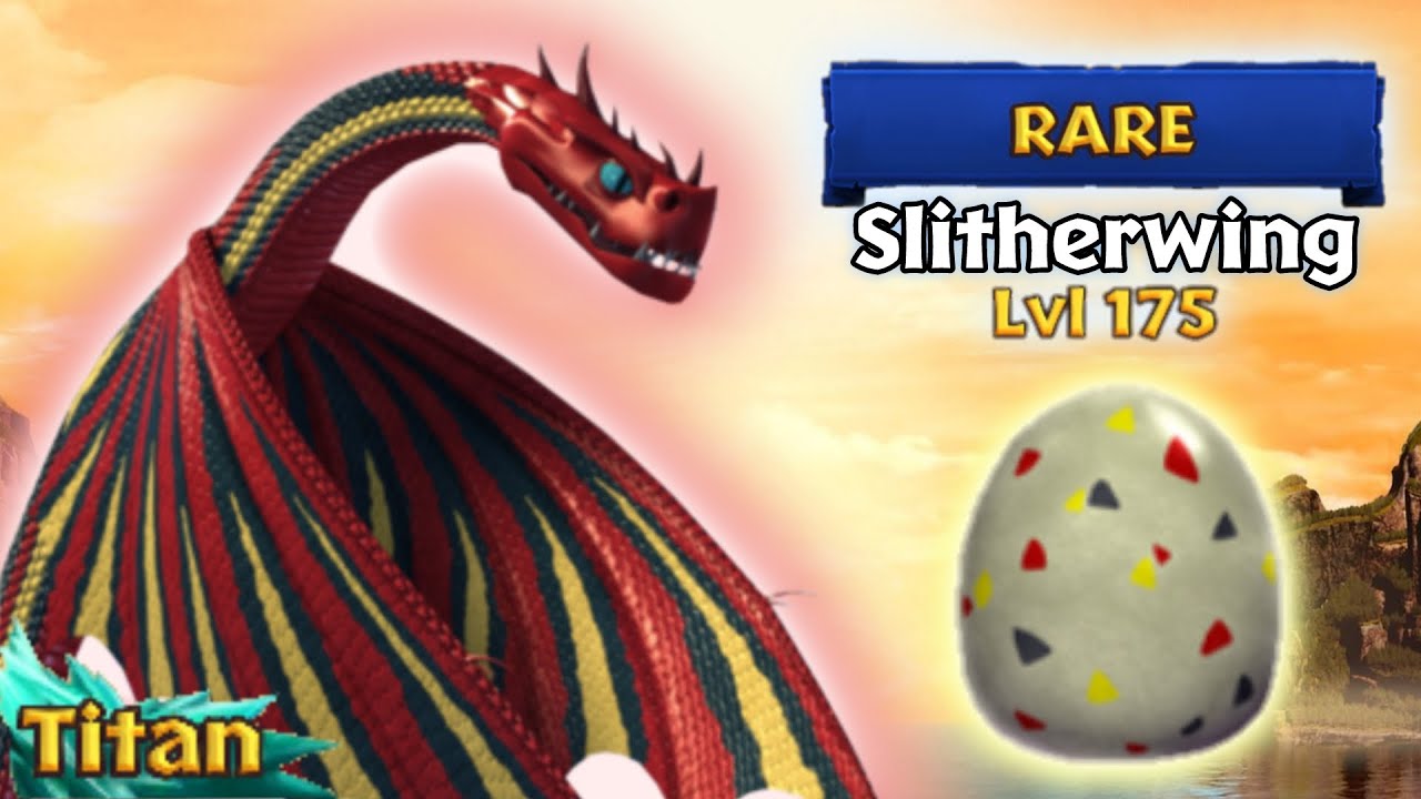 Slitherwing Max Level 175 Titan Mode | Dragons: Rise of Berk - YouTube
