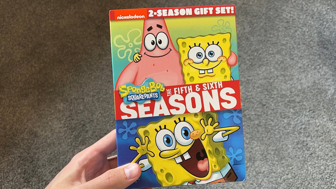 SpongeBob SquarePants: Seasons 5 - 6 DVD Unboxing New 2-Season Gift Set ...
