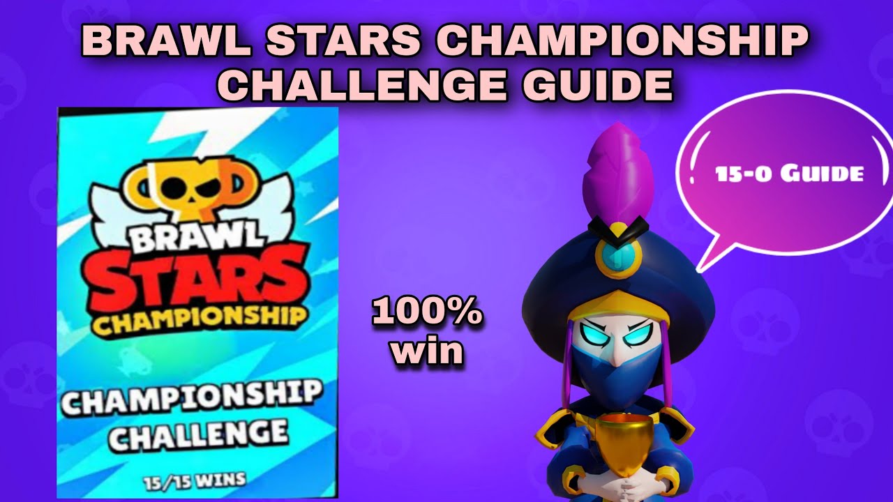Brawl stars championship challenge 15-0 Guide || Best team comps and ...