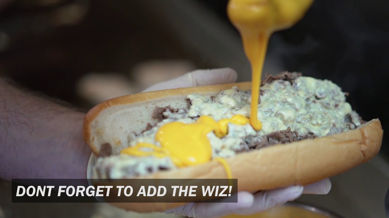 Don't Forget to Add Wiz to Your Cheesesteak! - YouTube