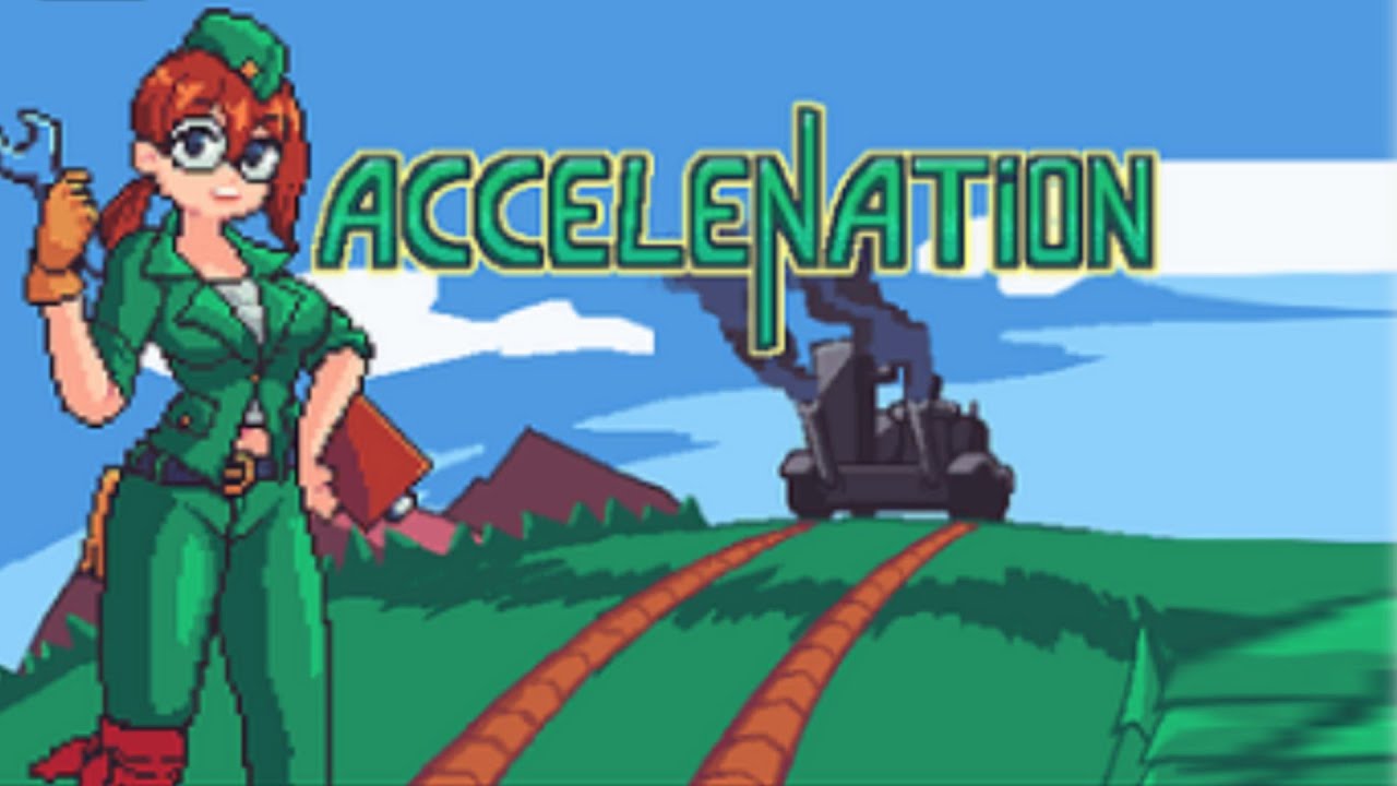 AcceleNation (2D, Arcade, Driving, Pixel Art) - YouTube