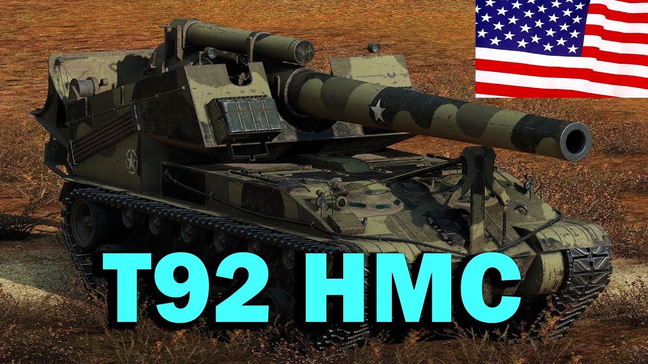 T92 HMC - Патч 1.0 - 8 фрагов в бою с 10 лвл на карте Рудники! - YouTube