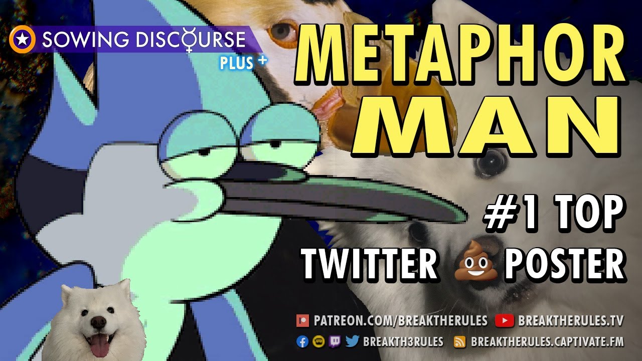 Metaphor Man - #1 Top Twitter 💩 Poster - YouTube