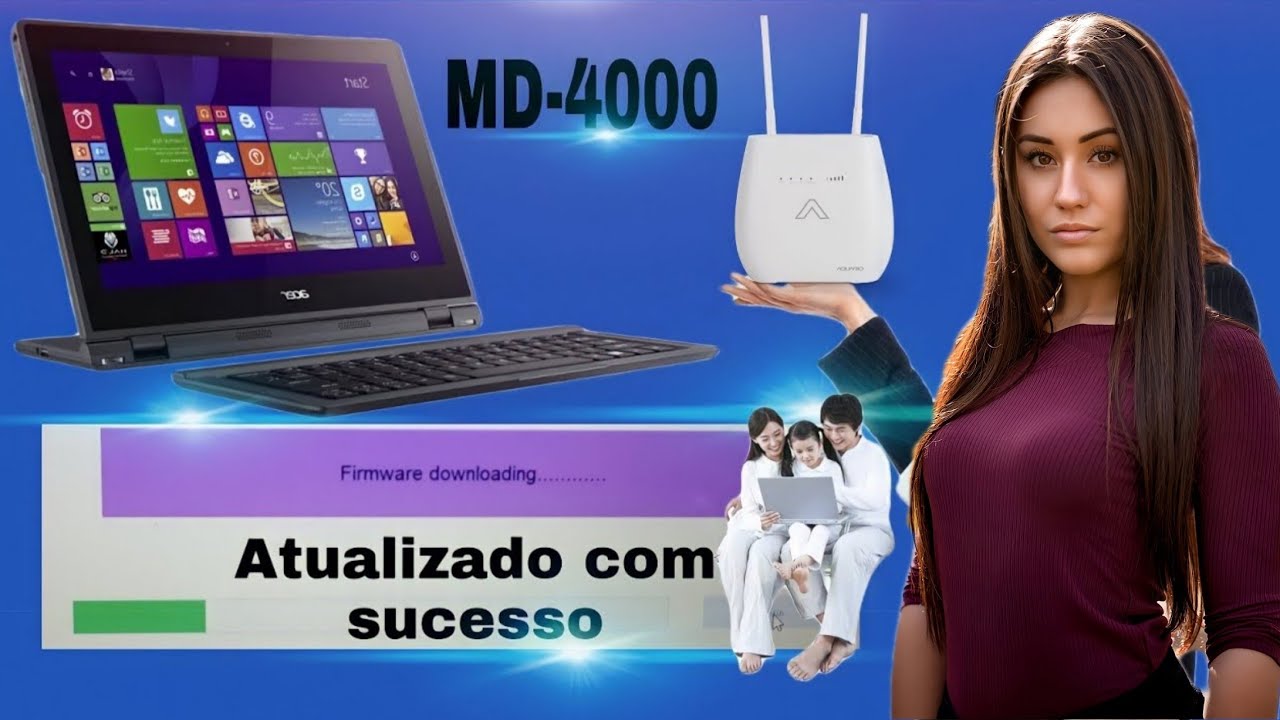 REGRAVAÇÃO DO SISTEMA DO ROTEADOR RURAL AQUÁRIO MD-4000 ( #010 ) - YouTube