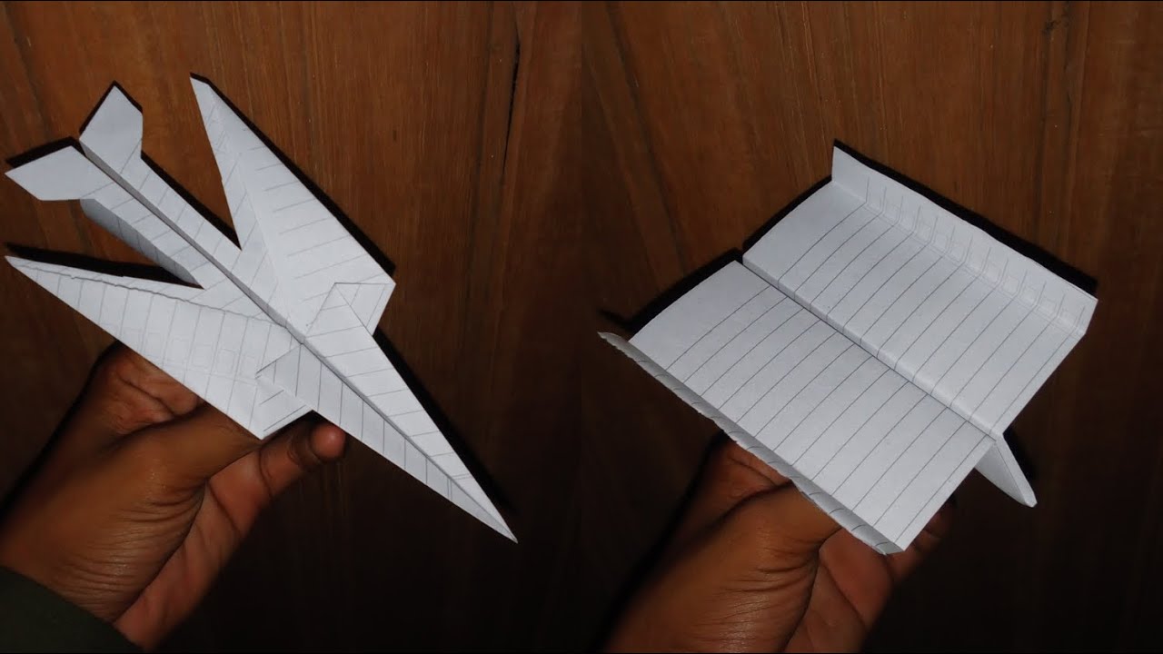 Flying fighter jet plane | rectangular plane | how to make an airplane ...