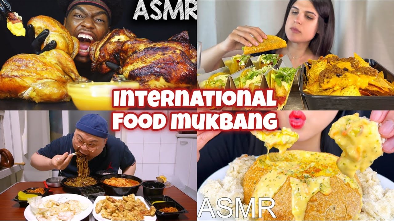 INTERNATIONAL DIFFERENT FOOD MUKBANG COMPILATION!🌶️🥵🔥 | ASMR ...