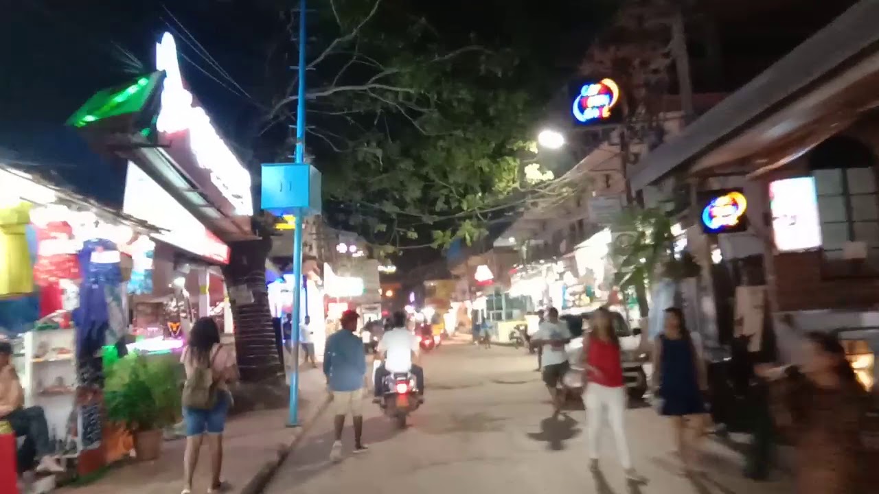 Goa market night view, near the BAGA BEACH.. - YouTube
