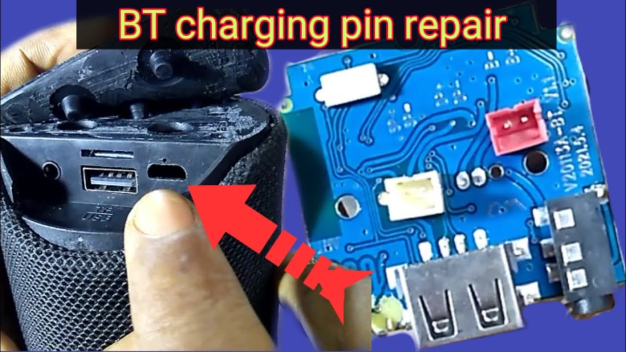 Bluetooth charging connector repair. BT/USB charging socket replace ...