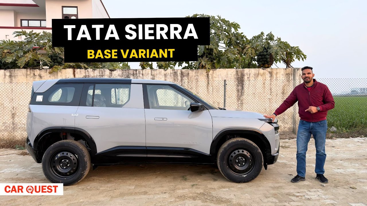 2026 Tata Sierra Base Variant Walkaround | Sierra Smart Plus | Car ...