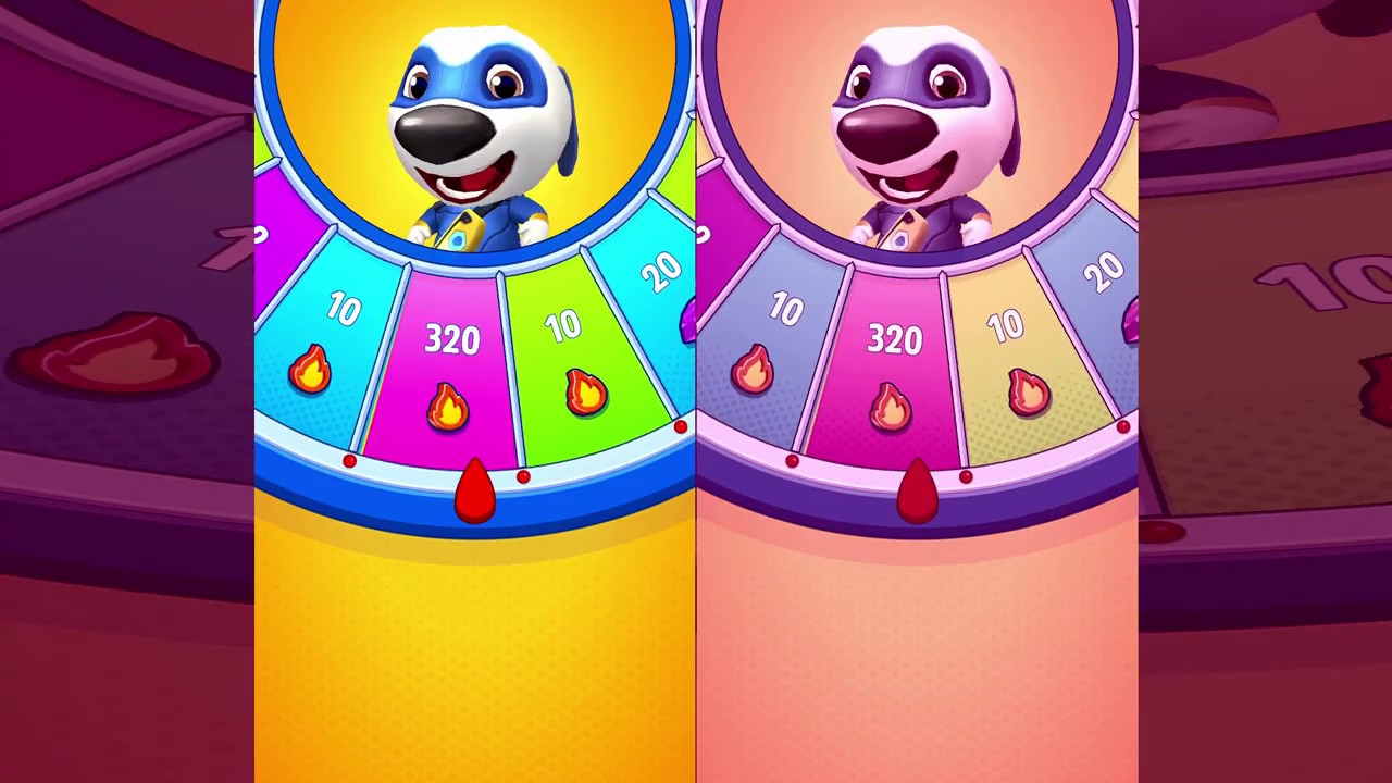 Talking Tom Hero Dash Run Game Wheel Spin Special - YouTube