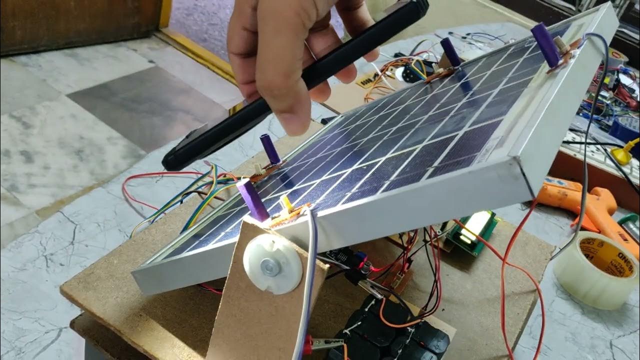 Dual Axis Solar Tracker using Arduino and MPPT - YouTube