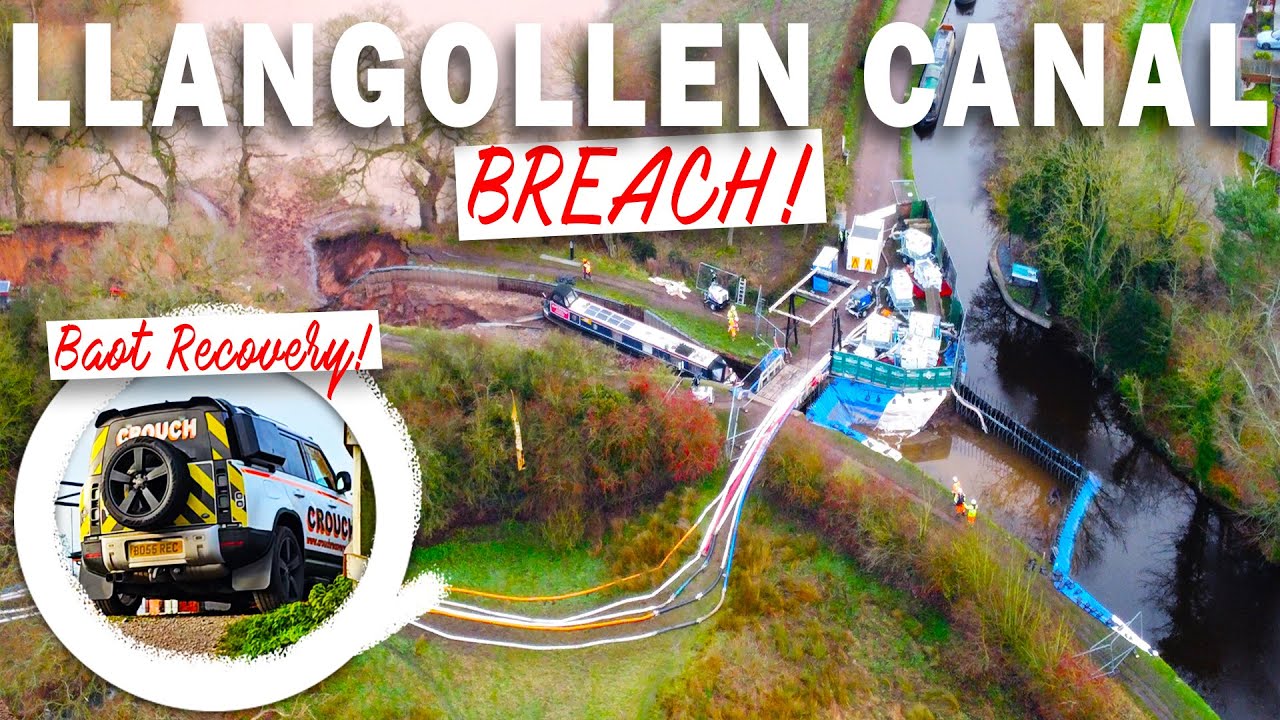 LLANGOLLEN CANAL BREACH! HUGE UPDATE! Works to Recover One of The ...