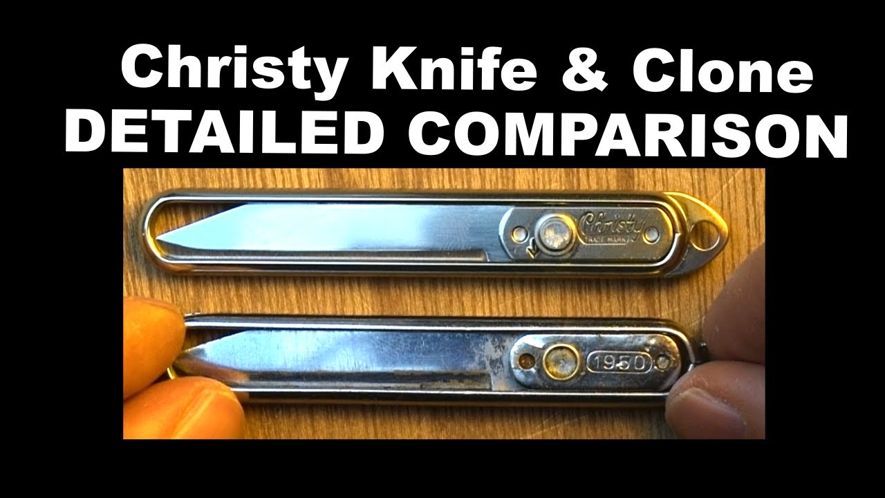 More on the Christy Slider Knife and clones - YouTube