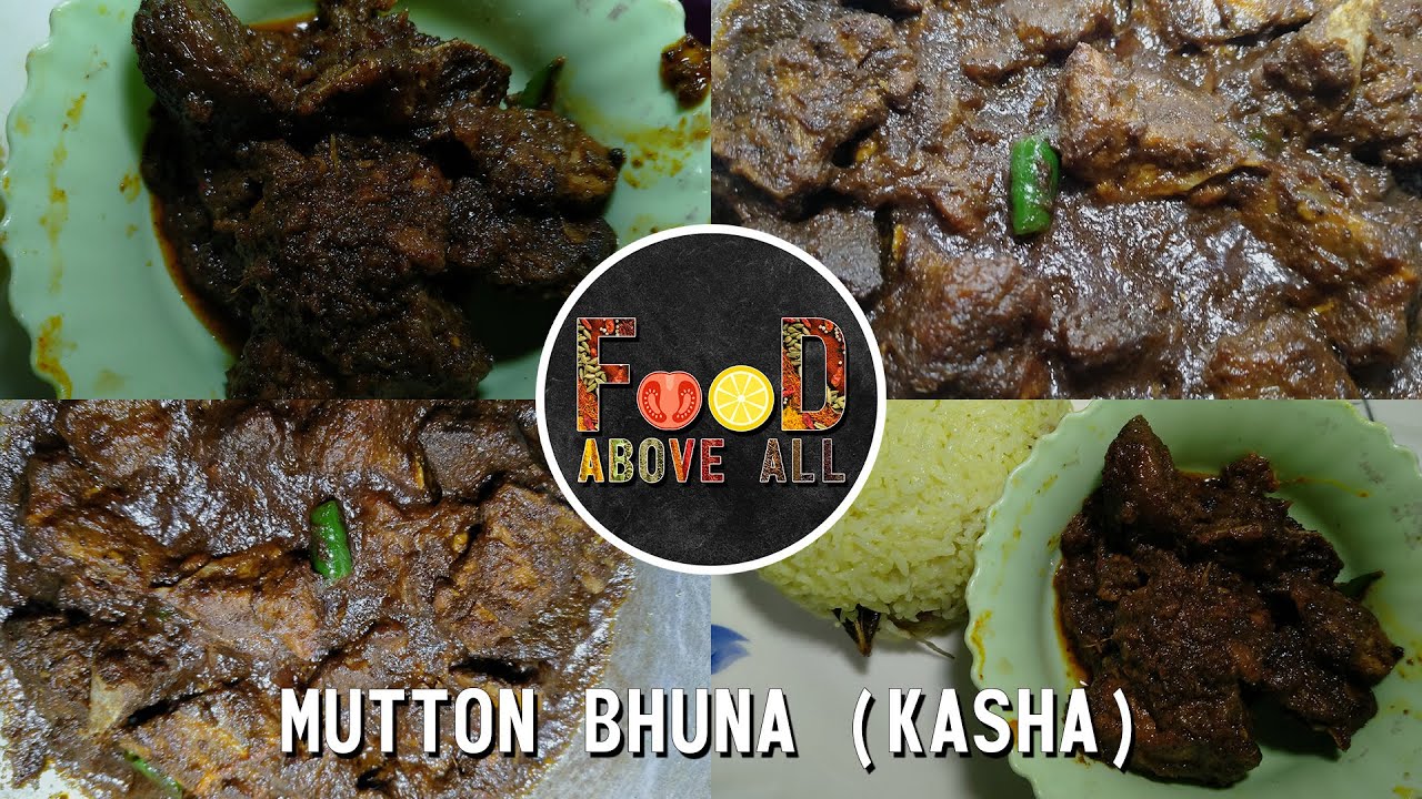 Mutton Bhuna(Kasha) | Mutton Kosha | Kasha Mangsho | Slow Cooked Mutton ...