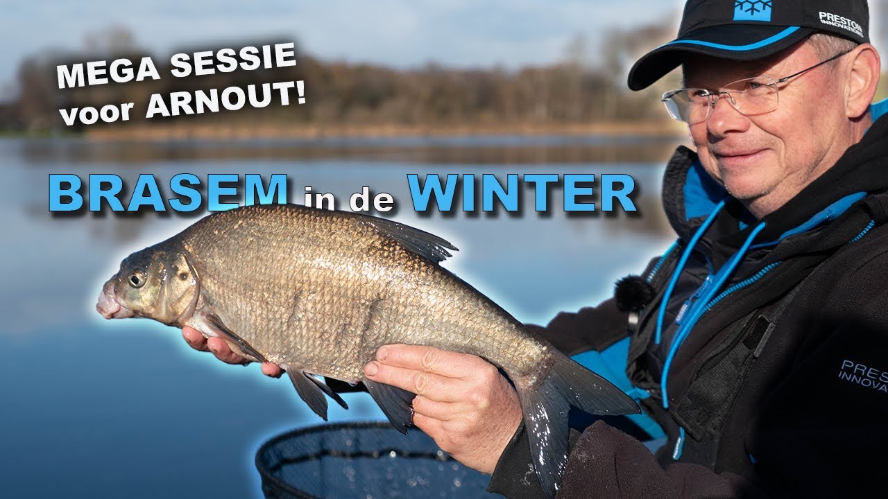 Volle bak BRASEM in de WINTER – Topdag voor Arnout! - YouTube