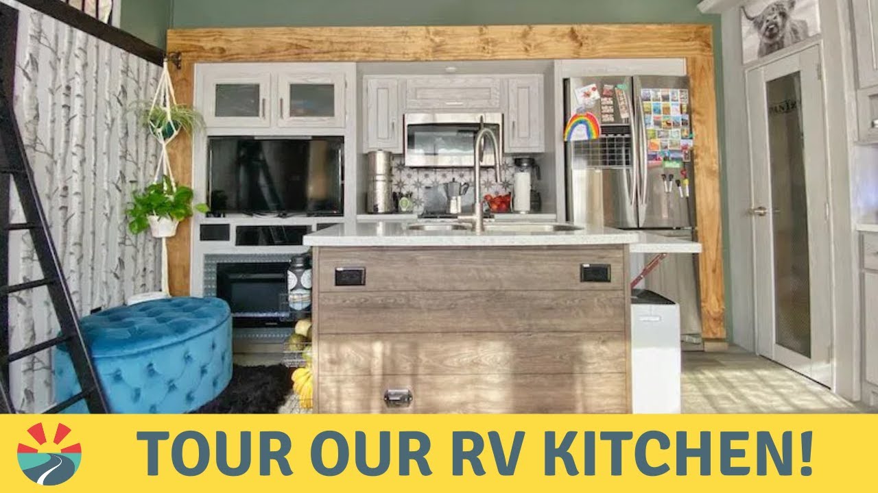 Tour Our RV Kitchen! - YouTube